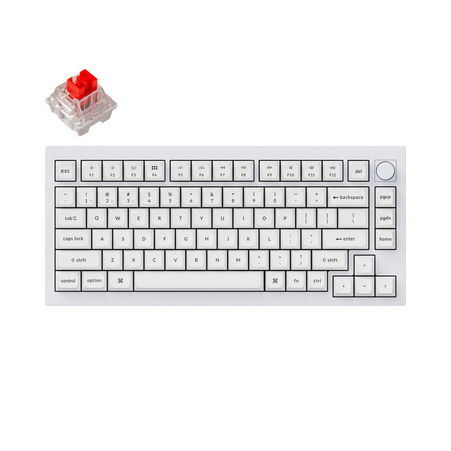 Teclado mecânico personalizado sem fio Keychron Q1 Pro QMK/VIA ...