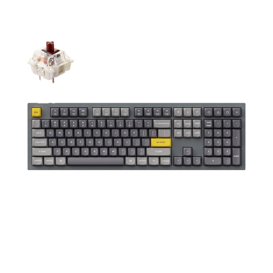 Keychron Q6 QMK Custom Mechanical Keyboard (US ANSI Layout) – Keychron ...