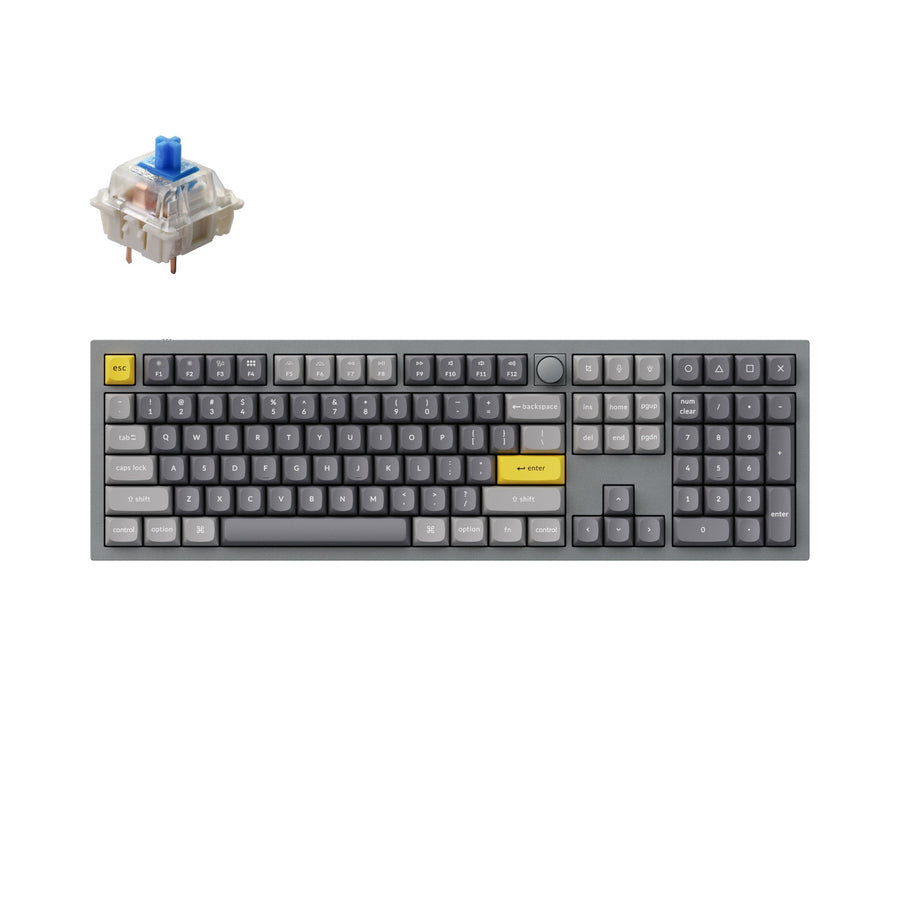 Keychron Q6 QMK Custom Mechanical Keyboard (US ANSI Layout) – Keychron ...