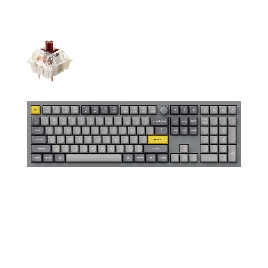 Keychron Q6 QMK Custom Mechanical Keyboard (US ANSI Layout) – Keychron ...