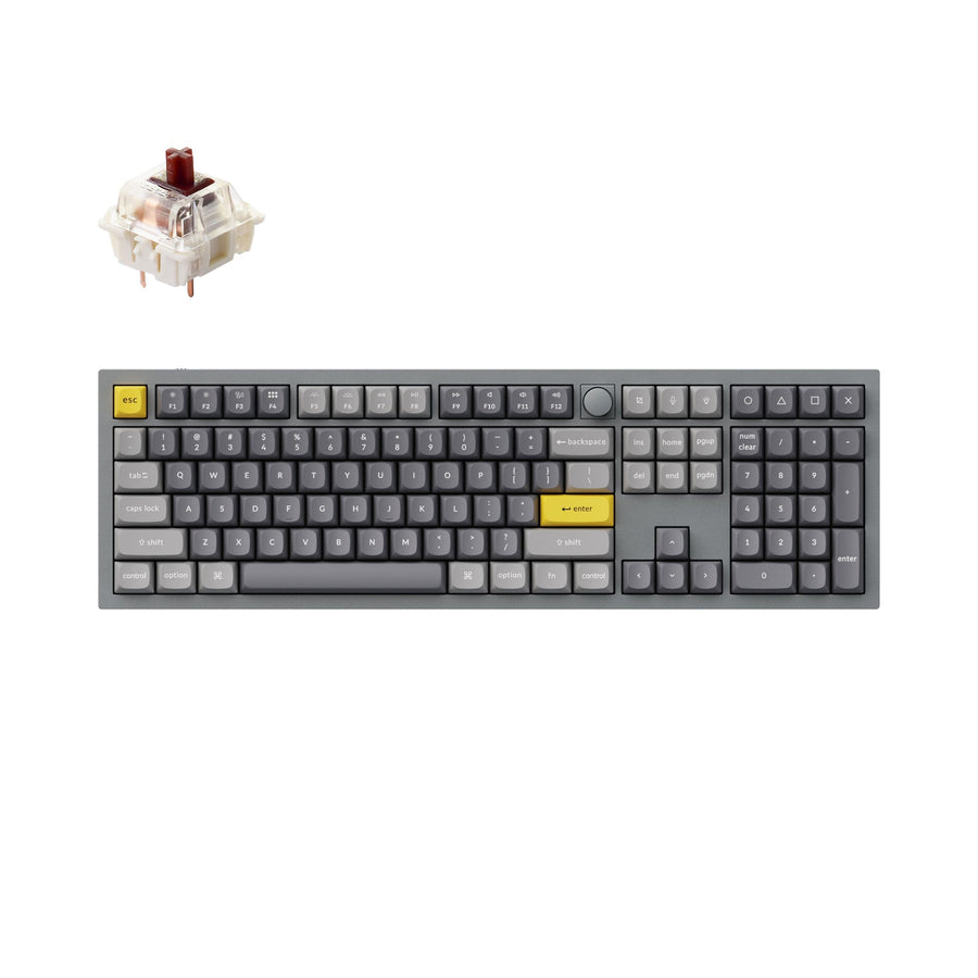 Keychron Q6 QMK Custom Mechanical Keyboard (US ANSI Layout) – Keychron ...